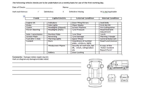 Vehicle Log Book Format Excel And Word Vehicle Log