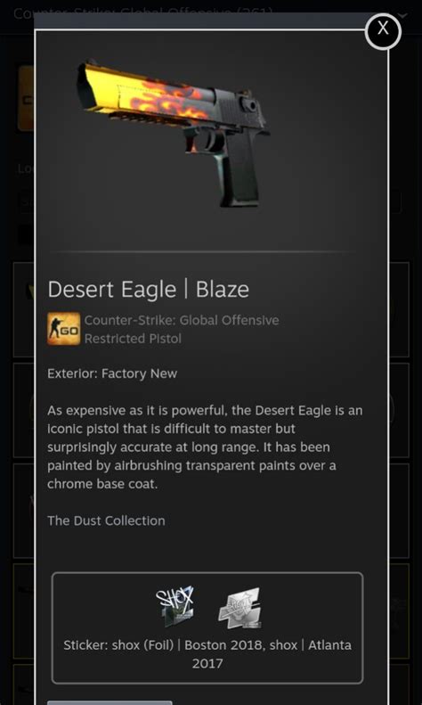 CSGO Desert Eagle Blaze FN Video Gaming Gaming Accessories Game Gift