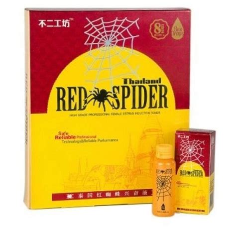 Возбуждающие капли для женщин Красный паук Thailand Red Spider 8 штук ...