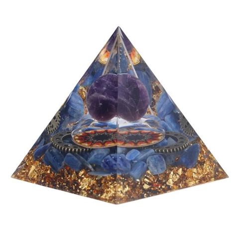 HURRISE Pyramide De Chakra Orgone Pyramide Conception Exquise Couleurs