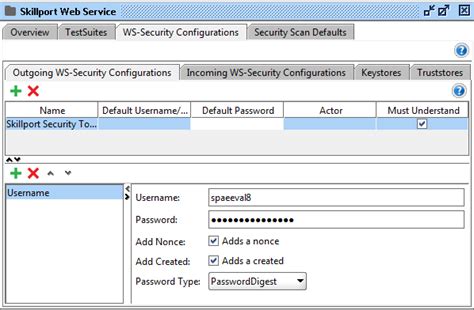 Web Services Soapui Configuration