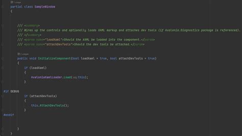 NET InitializeComponent Method Can T Be Resolved Issue AvaloniaUI Avalonia GitHub