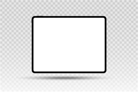 350 Pc Laptop Mockup White Background Stock Illustrations Royalty