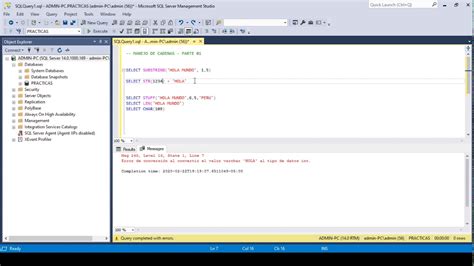 Curso Sql Server 09 Manejo De Cadenas De Texto Substring Str Stuff