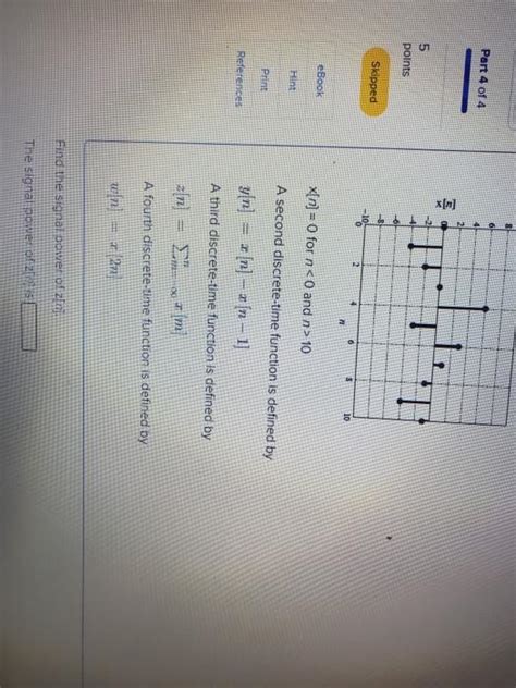 solved 20 required information a discrete time function is