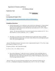 Investigating The Doppler Effect Frequency And Wavelength Course Hero