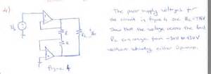 Solved The Power Supply Voltages For The Circuit In Figure 4