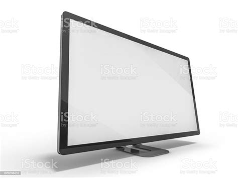 Mockup을 모니터링 합니다 디자인 빈 흰색 템플릿입니다 3d 0명에 대한 스톡 사진 및 기타 이미지 0명 3차원 형태