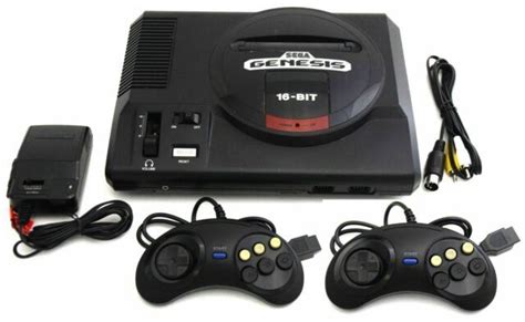 Sega Genesis 1 Console System Black For Sale Online Ebay