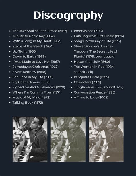 Stevie Wonder Biography Biography Template