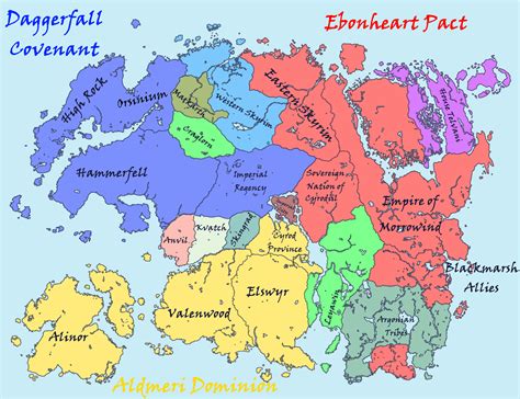 Complete Map Of Tamriel September 2018 Patreon 45 Off
