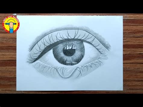 How To Draw An Eye With Teardrop Step By Step Easy Way To Draw