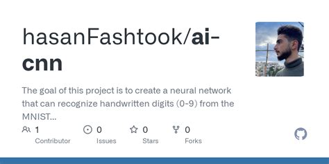 Github Hasanfashtook Ai Cnn The Goal Of This Project Is To Create A