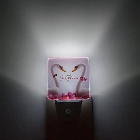 Luz Nocturna De San Valentín Enchufable Lámpara De Noche Led Con Sensor