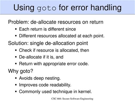 Ppt Error Handling Powerpoint Presentation Free Download Id874129