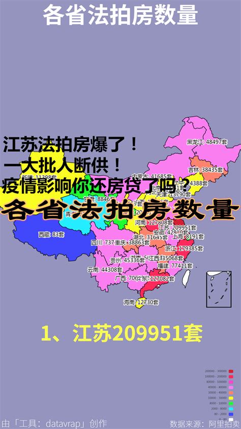 江苏法拍房爆了！一大批人断供！疫情影响你还房贷了吗？北京上海高房价地区法拍房竟然较少，原因是什么？各省法拍房数量 数据可视化 知乎