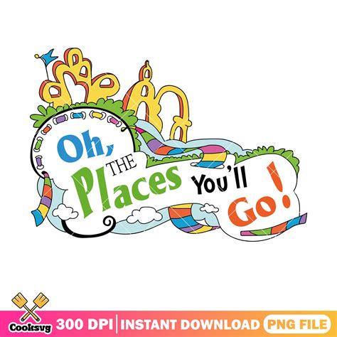 Oh The Place You Go Cartoon Dr Seuss Png Dr Seuss Quotes Png Cooksvg