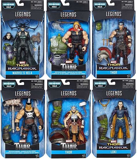 Hasbro Marvel Legends Thor Ragnarok 6 Inch Action Figures Set Of 6