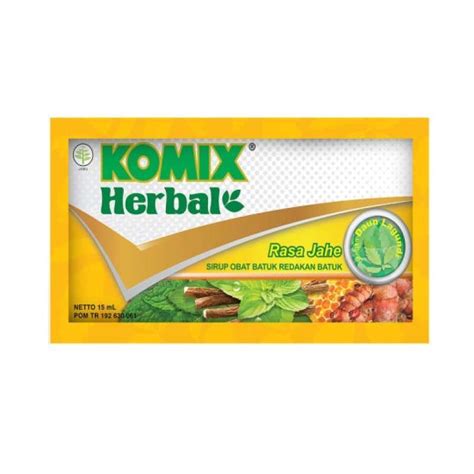 Jual Komix Herbal Sachet Jahe Di Seller Apotek Berkah Utama Farma