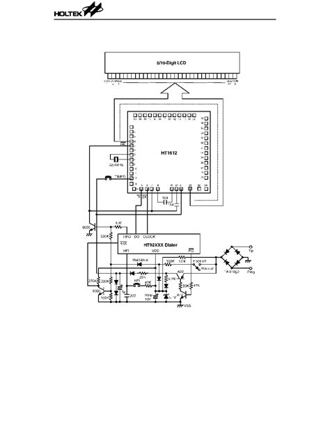 Ht1612 Datasheet1014 Pages Holtek Timer With Dialer Interface