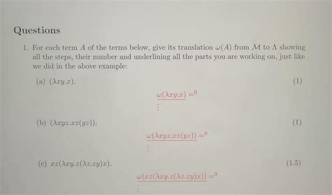 solved the syntax of the classical λ calculus is given by