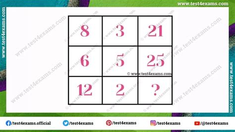 Logical Reasoning Of Number Puzzle With Answer Test 4 Exams