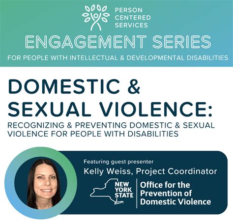 Engagement Series Recognizing Domestic And Sexual Violence Person