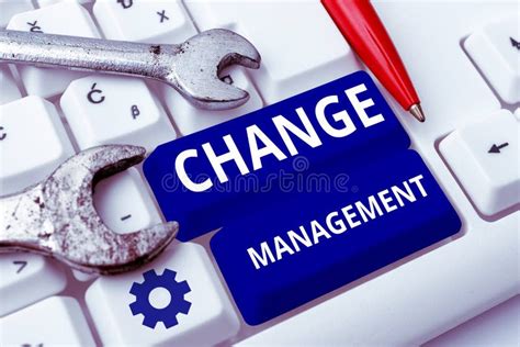 Writing Displaying Text Change Management Business Showcase Replacement Of Leadership In An