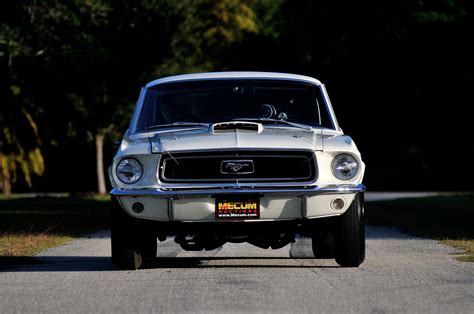 1968 Ford Mustang Cj White Muscle Classic Drag Dragster Race