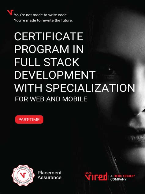 Certificate Program In Full Stack Development With Specialization Pdf Java Script World