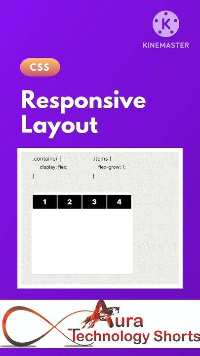 Responsive Layout In Css Shorts Shorttutorial Viralreel