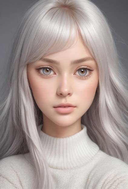 Premium Photo Manga Anime Girl Character Picture Ai Generated