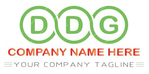 Premium Vector Ddg Letter Logo Design