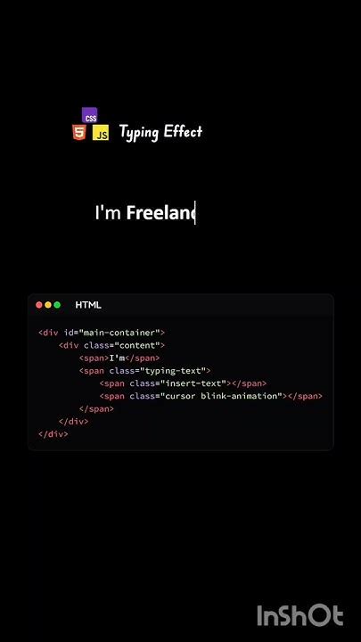 typing effect coding python frontendcourse programming youtube