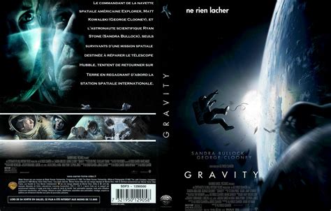 Jaquette Dvd De Gravity Custom Cinéma Passion