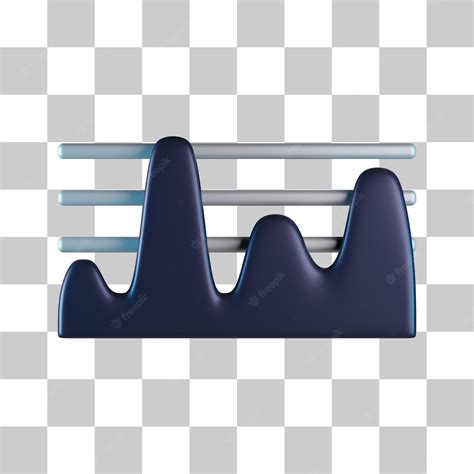 Premium Psd Analytics Chart 3d Icon