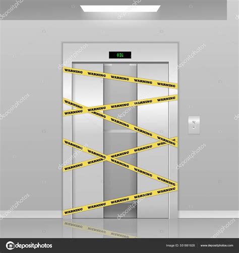 Realistic Broken Elevators Stock Vector By ©kingvector 551881928