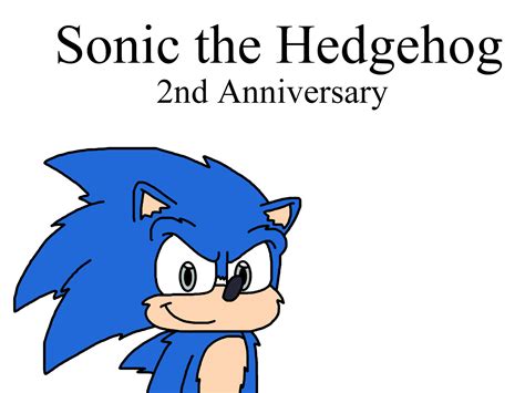 Sonic The Hedgehog Movie 2nd Anniversary By Ultra Shounen Kai Z On