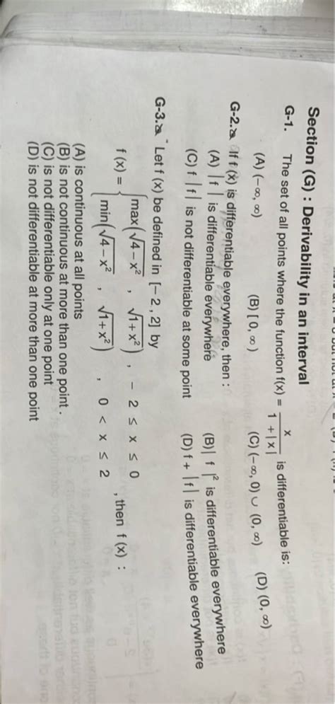 G 2 If F X Is Differentiable Everywhere Then Filo