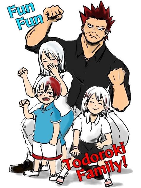 Shoutos Mother And Todoroki Enji Endeavor And Todoroki Fuyumi And Todoroki