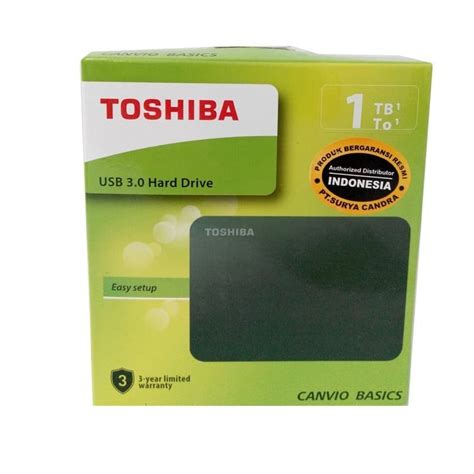 Hardisk Eksternal Toshiba Canvio Basic 1 Tb SIPLah