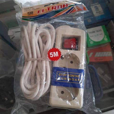 Jual Stop Kontak Terminal Listrik 2 Lubang 5 Meter Di Seller F Style Al
