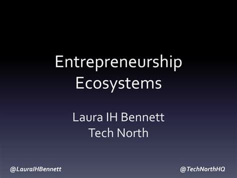 Vibrant Entrepreneurship Ecosystems Global Examples And Best Practice Pptx Startups Business