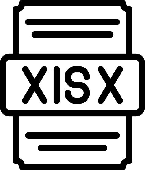 Xlsx Icons File Type Spreadsheet Files Document Icon With Outline