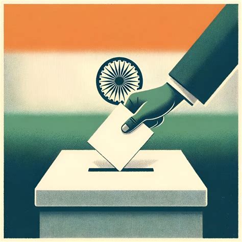 Premium Photo Simple Illustration Of A Hand Inserting A Ballot Into A