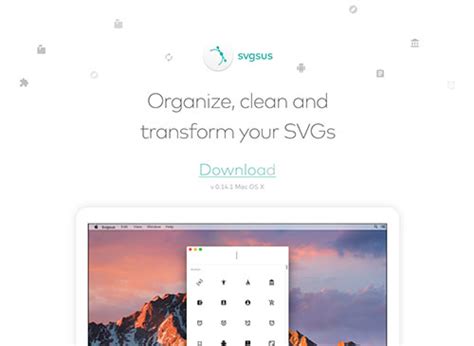 可自定义 SVG 背景素材站 设计达人
