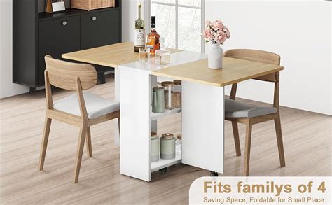 Euker Folding Dining Tablemultipurpose Space Saving