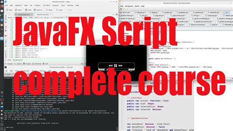Javafx Script Javafx Sdk Complete Course February