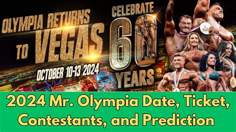 2024 Mr Olympia Date Tickets Contestants And Who Might Win