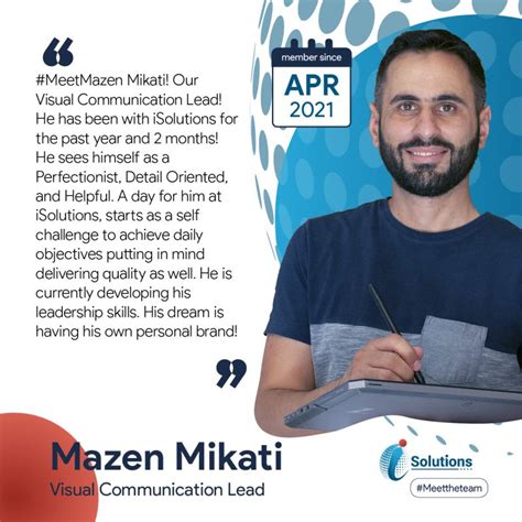 Isolution On Linkedin Meetmazen Visuallead Meettheteam